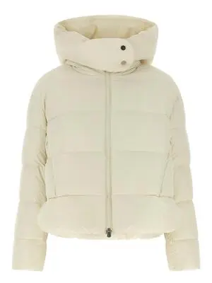 Pinko Love Birds Logo Puffer Jacket - Beige