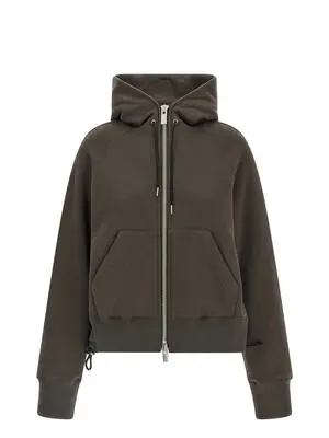 Sacai Cotton Hoodie - Green
