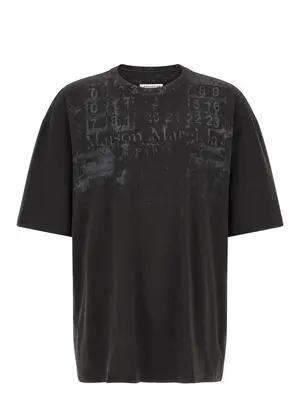 MAISON MARGIELA Numeric' T-shirt - Black