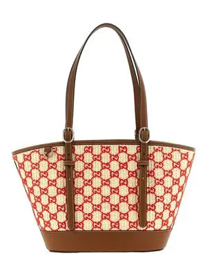 Gucci GUCCI Woven Shopping Bag Multi