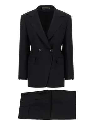 Tagliatore Double-breasted Astra Suit - Black
