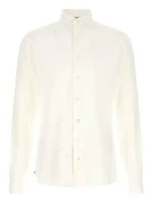 BORRIELLO NAPOLI Marechiaro Collar Shirt - Blue