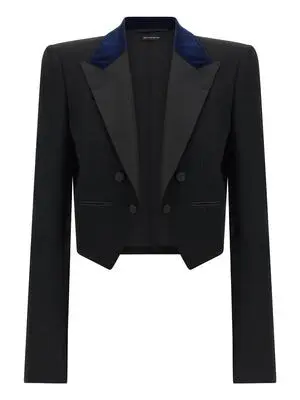 TOM FORD Sharp Tuxedo Blazer - Black