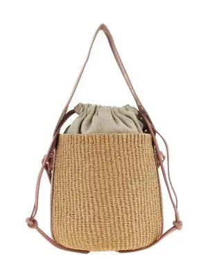 Chloé Woody Small Bucket Bag - Beige