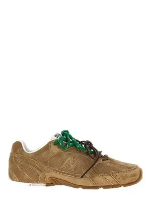Miu Miu 530 Sl" Sneakers In Suede And Mesh - Beige