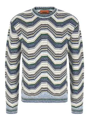 MISSONI MISSONI Geometric Zig Zag Sweater