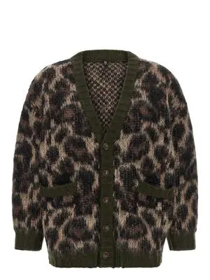 R13 R13 Animal Print Cardigan