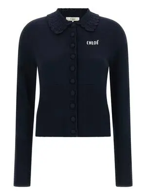 CHLOÉ CHLOÉ Collared Cardigan