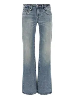 R13 R13 Boy Flare Jeans Blue