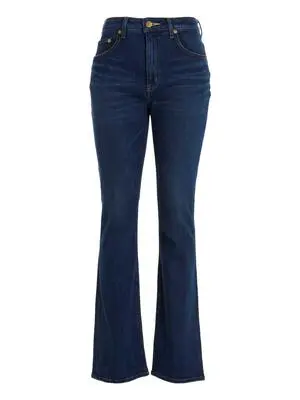 TU ES MON TRESOR The Citrine Cotton Denim Jeans - Blue