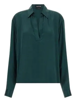 TOM FORD TOM FORD Satin Silk Shirt