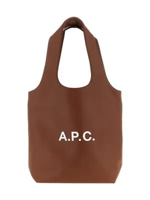 A.p.c. Ninon Small Tote Bag - Brown