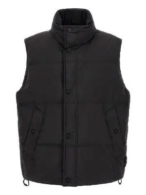 Stone Island Quilted Padded Vest - Black