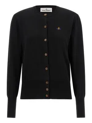 VIVIENNE WESTWOOD VIVIENNE WESTWOOD Bea Crew-Neck Cardigan Black