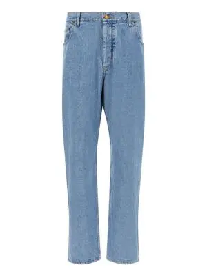 Thom Browne Back Martingale Jeans - Light Blue