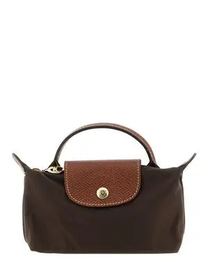 Longchamp LONGCHAMP Le Pliage Original Top Handle Bag Brown