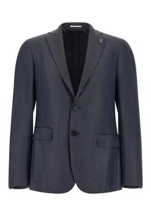 Pal Zileri Single-breasted Blazer - Blue