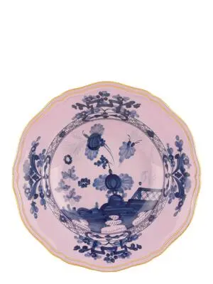 GINORI 1735 Oriente Italiano Soup Plate - Pink