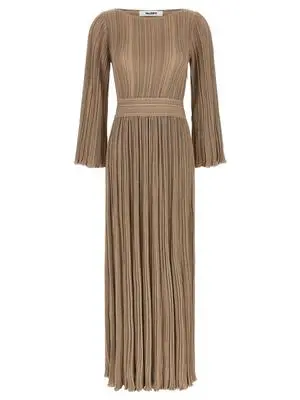 ANTONINO VALENTI Metallic Knit Gown - Gold