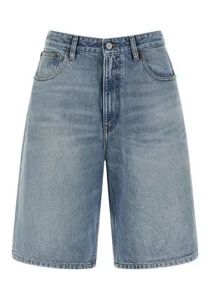 MAISON MARGIELA Carré Bermuda Shorts - Light Blue