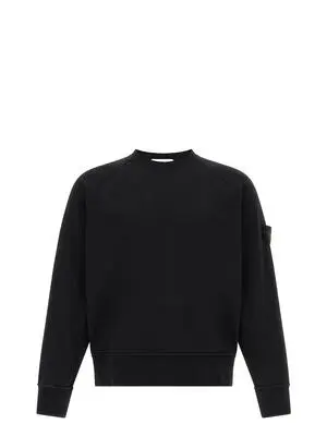 Stone Island Crew Neck Sweatshirt - Black
