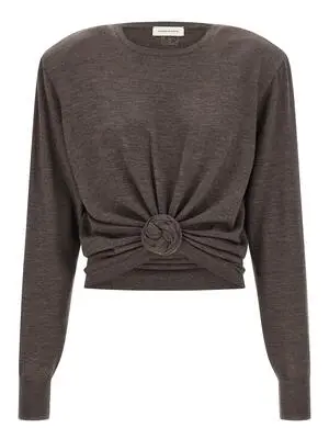 Magda Butrym 31' Wool Sweater - Brown