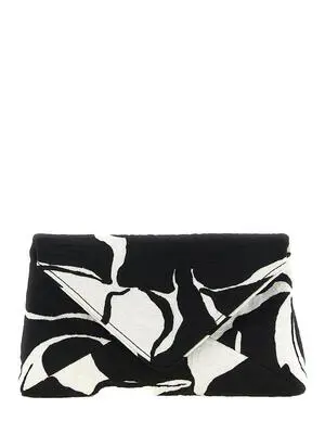 Dries Van Noten Envelope Clutch Bag - Black