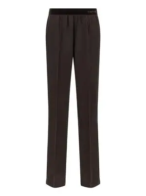 TOM FORD TOM FORD Silk Trousers Brown