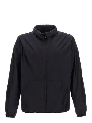 Valentino Garavani Toile Iconographe Windbreaker - Blue