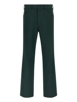 Marni Technical Twill Trousers - Green