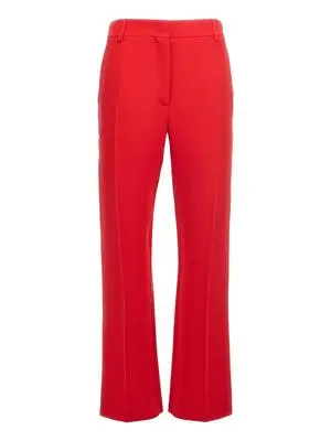Valentino Garavani Silk Cady Trousers - Red