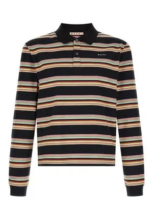 Marni Striped Polo Shirt - Multi