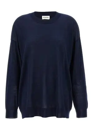 P.a.r.o.s.h Wool Blend Crew-neck Sweater - Blue