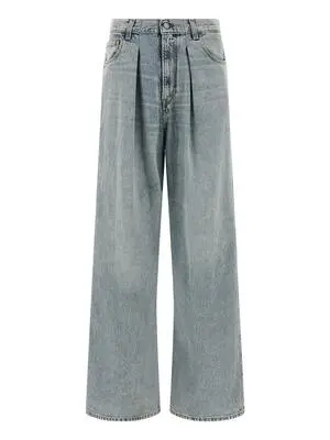 HAIKURE Candy Wide-leg Jeans - Blue