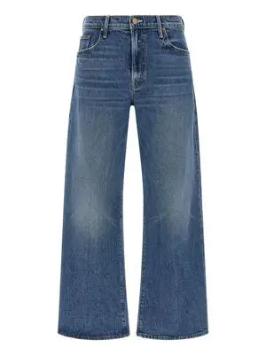 MOTHER The Mid Rise Maven Flood Jeans - Blue