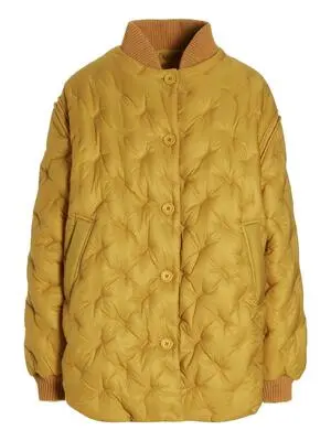 SHERPA Gang Reversible Bomber Jacket - Yellow