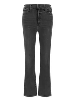 MOTHER MOTHER The Hustler Ankle Jeans Gray