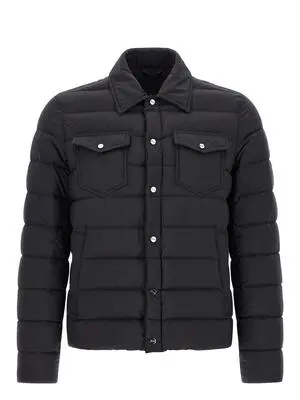 Herno La Denim Quilted Jacket - Black