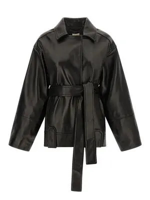 KHAITE KHAITE Alder Leather Jacket