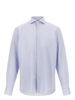 Hugo Boss Oxford Cotton Shirt - Light Blue