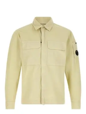 C.P. COMPANY C. P. Company 'lens' Overshirt - Beige