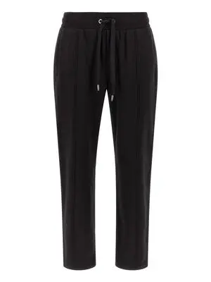 Dolce & Gabbana Logo Plaque Joggers - Black