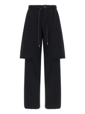 Sacai Trompe L'oeil Bermuda Pants - Black