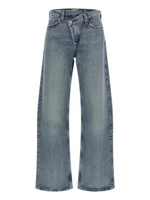 AGOLDE Arc Criss Cross Jeans - Blue
