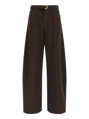 TWIN-SET TWIN SET High-Waisted Barrel Jeans
