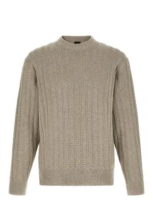 Hugo Boss Cotton Sweater - Beige