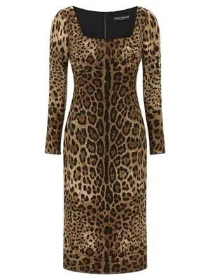 Dolce & Gabbana Leo' Dress - Brown