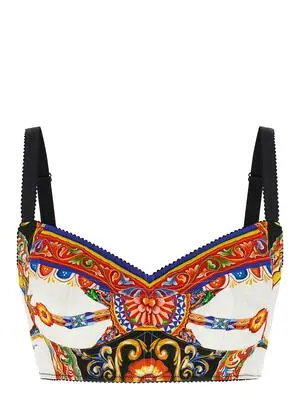 DOLCE & GABBANA DOLCE & GABBANA Carretto Crop Top
