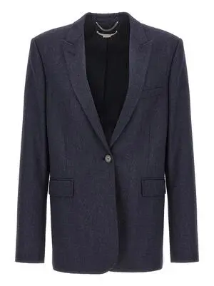 STELLA MCCARTNEY STELLA MCCARTNEY Single-Breasted Wool Blazer