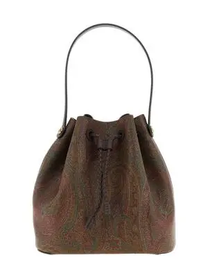 Etro Arnica Small Bucket Bag - Brown